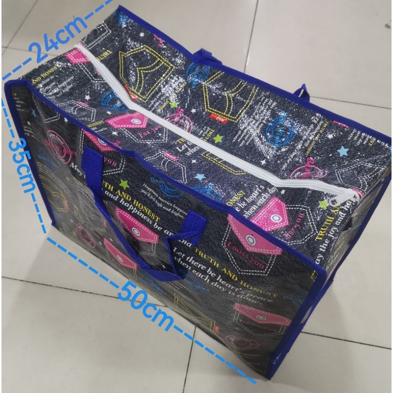 Sako bag /Shopping bag/Travel Bag with zipper | Shopee Philippines