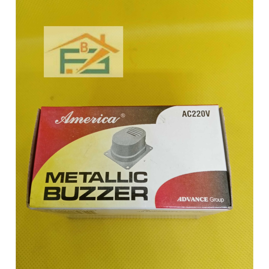 America Oval Metallic Buzzer 220v | Shopee Philippines