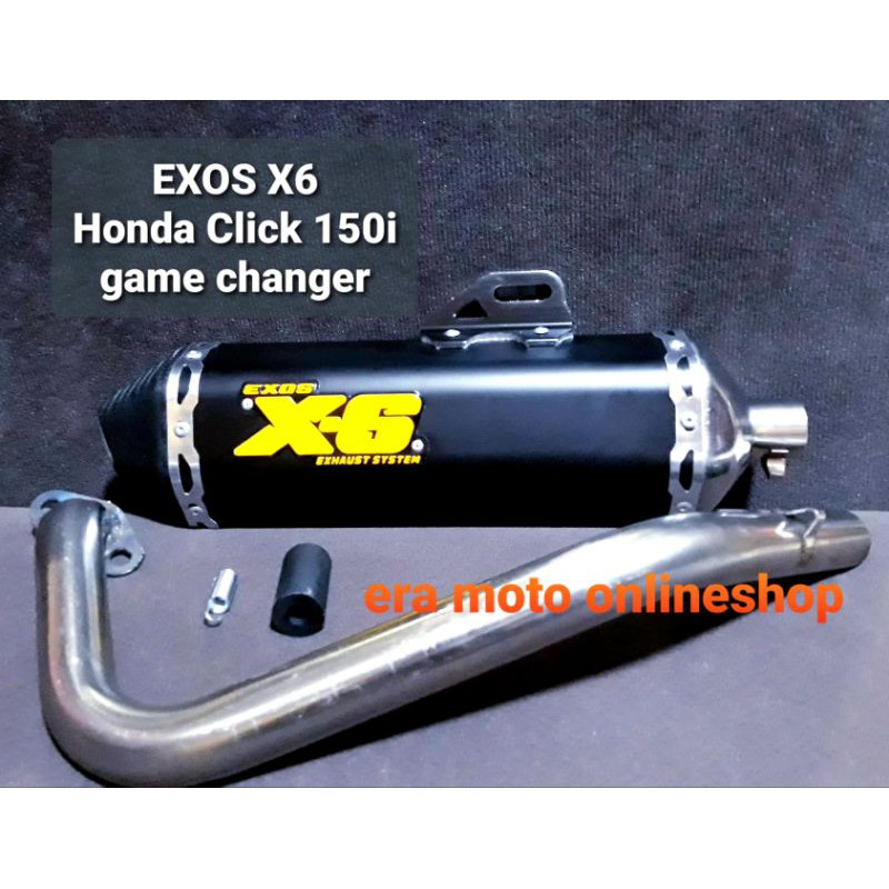 Exos Muffler Honda Click 150i | Shopee Philippines
