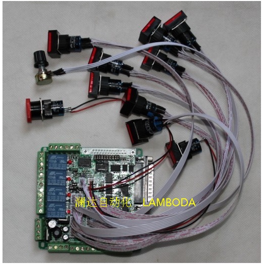 6-axis MACH3 Control Fully Isolated Interface Board High-speed Optocoupler CNC Interface Board ...