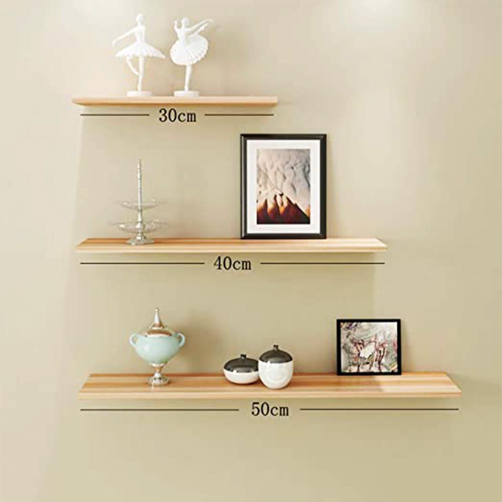 With RANDOM GIFT Modern Wall Shelves (Walnut) | Shopee Philippines