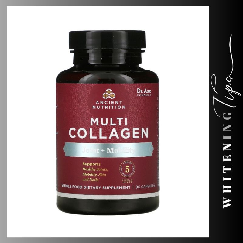 Whitening Tips | Dr. Axe / Ancient Nutrition, Multi Collagen, Joint + Mobility, 45/90 Capsules ...