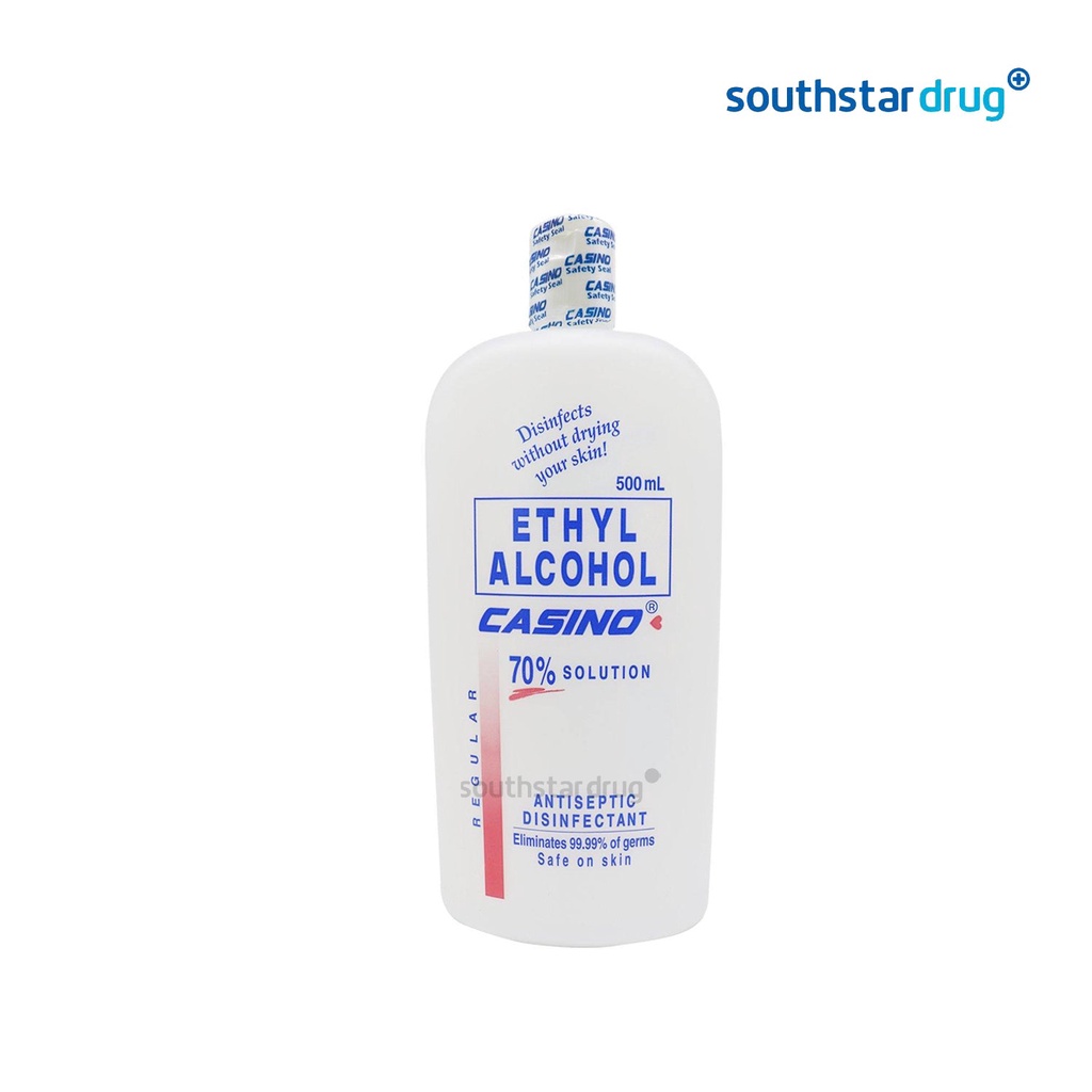 Casino Ethyl Alcohol 70% Solution Regular 500 ml | Shopee Philippines