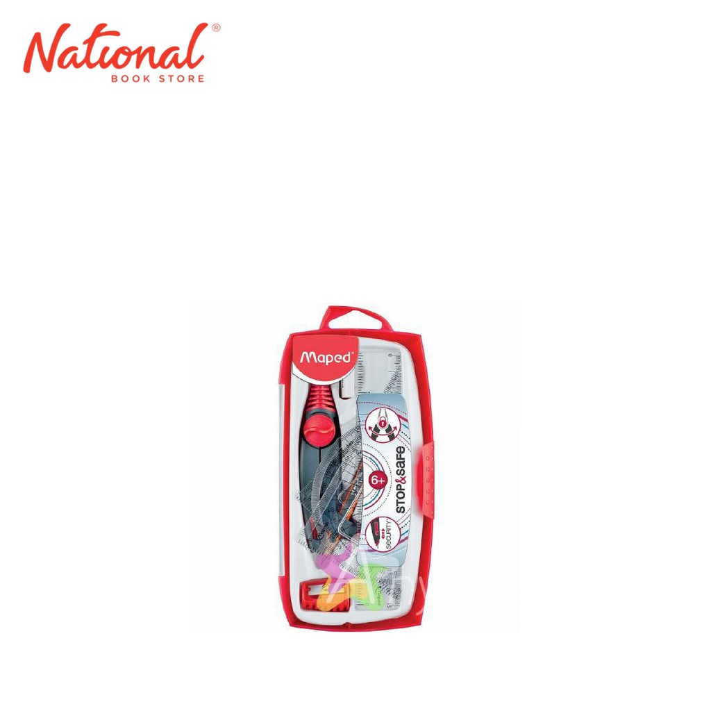 Maped Compass Set - 8 Pcs In Plastic Case National Book Store | Shopee ...