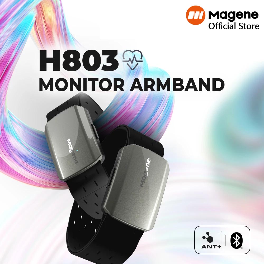 Magene H803 Sensor Armband Dual Mode Outdoor Fitness Bluetooth Ant ...