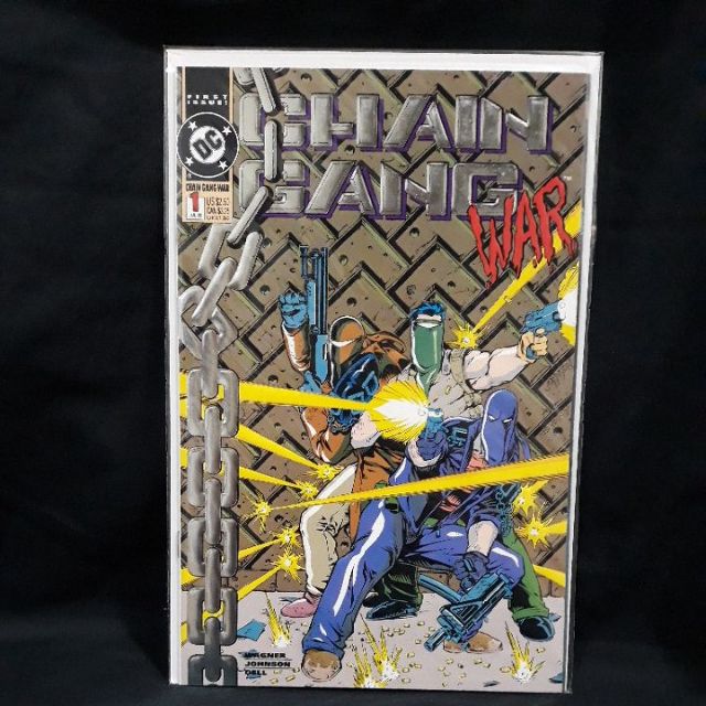 Chain Gang War 1 DC Comic Book Printed 1993 Written by John Wagner,Art ...