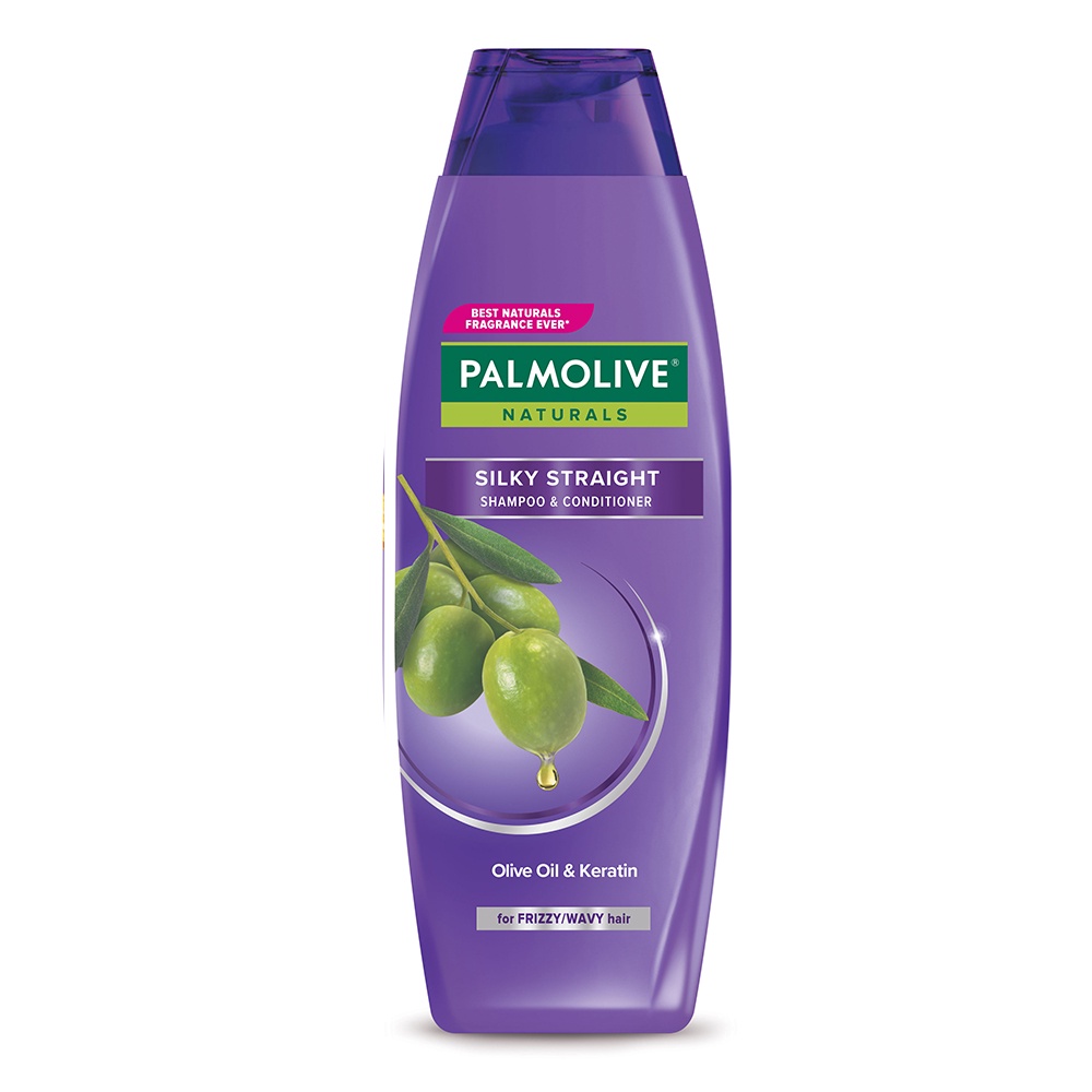 Palmolive Naturals Silky Straight Shampoo for Frizzy/Wavy Hair 180ml ...