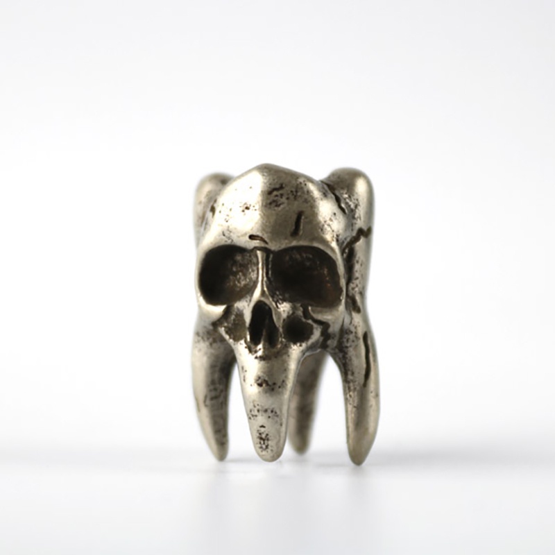 CNEDC Outdoors DIY Tools Brass Tooth Paracord Beads Lanyard Pendant ...