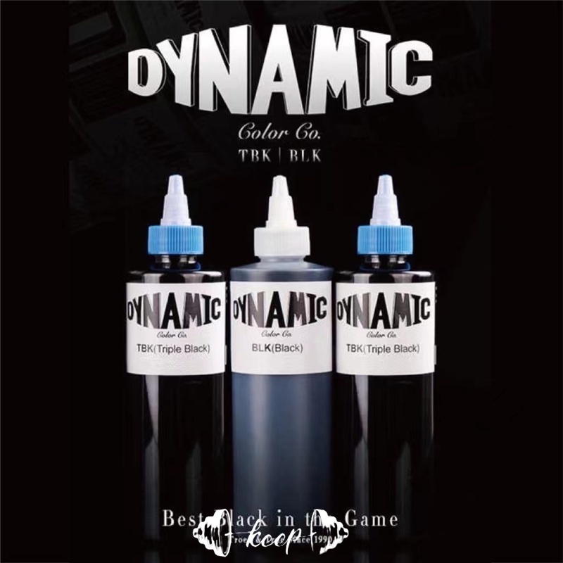 240ml DYNAMIC Black Tattoo Ink Long-Lasting Body Pigment Inks Art ...