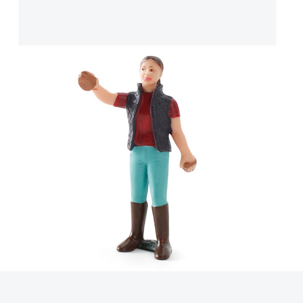 CLEOES 1:25 Scale Farm Human Figure Modern Home Decoration Farmer ...