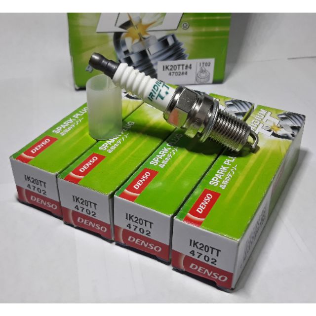 Denso Iridium TT Spark Plug IK20TT Equivalent To Ngk 6 Type DUAL MADE ...