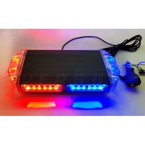 Universal Red and Blue Car Roof Light Strobe Light with Rubber Suction ...