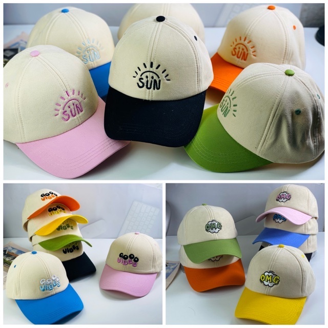 Very cute baby hats in all designs - Velvet patched beak hats for ...