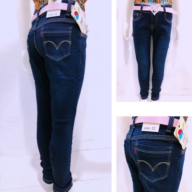 Fashion Denim Girl jeans for kids RANDOM DESIGN | Shopee Philippines
