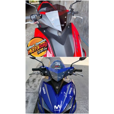 AEROX VISOR THAI DESIGN FOR V1 & V2 3MM THICKNESS,LASERCUT (QUALITY) W ...