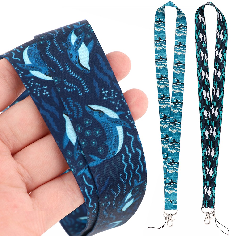 DZ2387 Whale shark Neck Strap Lanyards Keychain Badge Holder ID Card ...