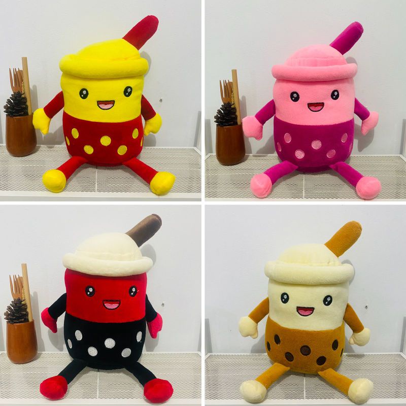 Boba Doll LED milk tea brown sugar Accomplice Size 35cm SNI Quality ...