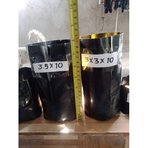 Plastic Seedling Bag 3+3x10 inches (2000pcs) | Shopee Philippines