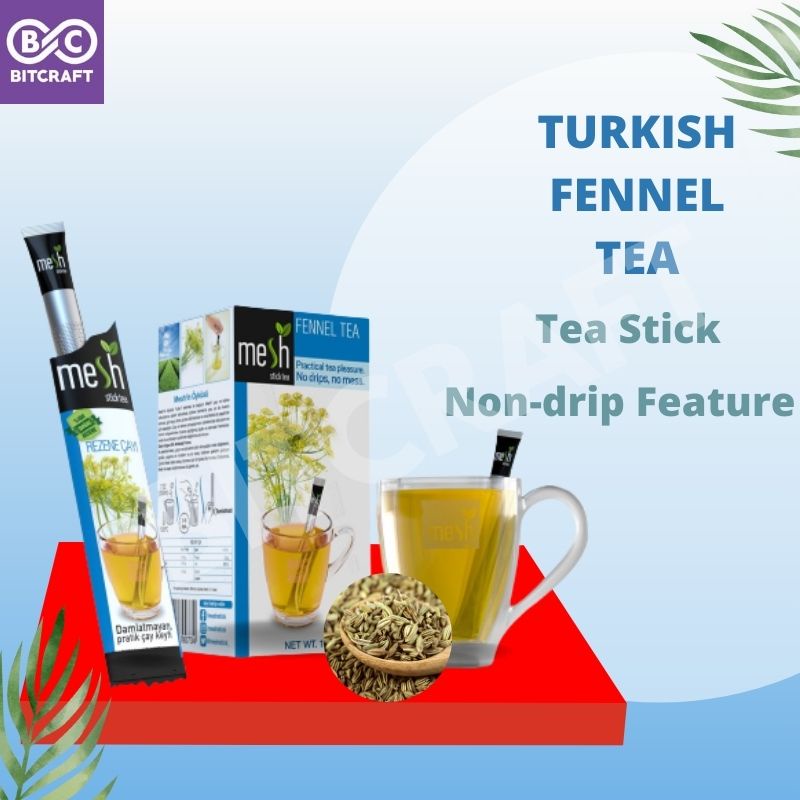 MESH Fennel Tea Stick Bag Herbal Tea Imported from Turkey Improves ...