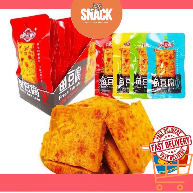 [Chinese Snacks] Good Fish Dao Fresh Fish Tofu Spicy/Rattan Pepper ...