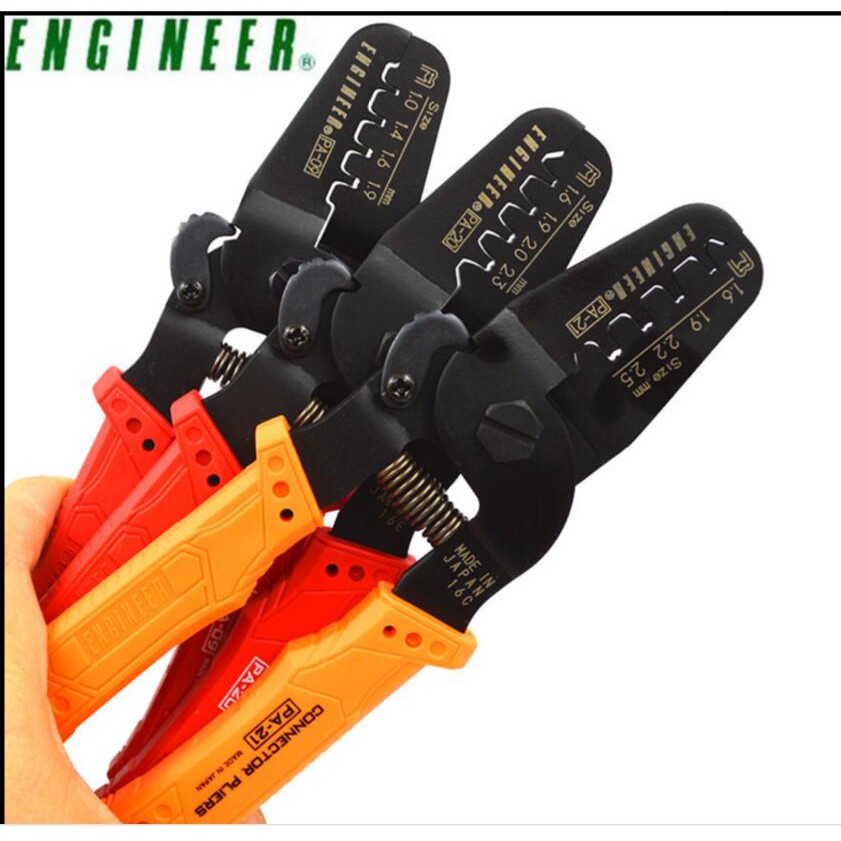 ENGINEER Japanese PA-09/20/21 Aircraft Crimping Pliers Precision Bare Terminal | Shopee Philippines