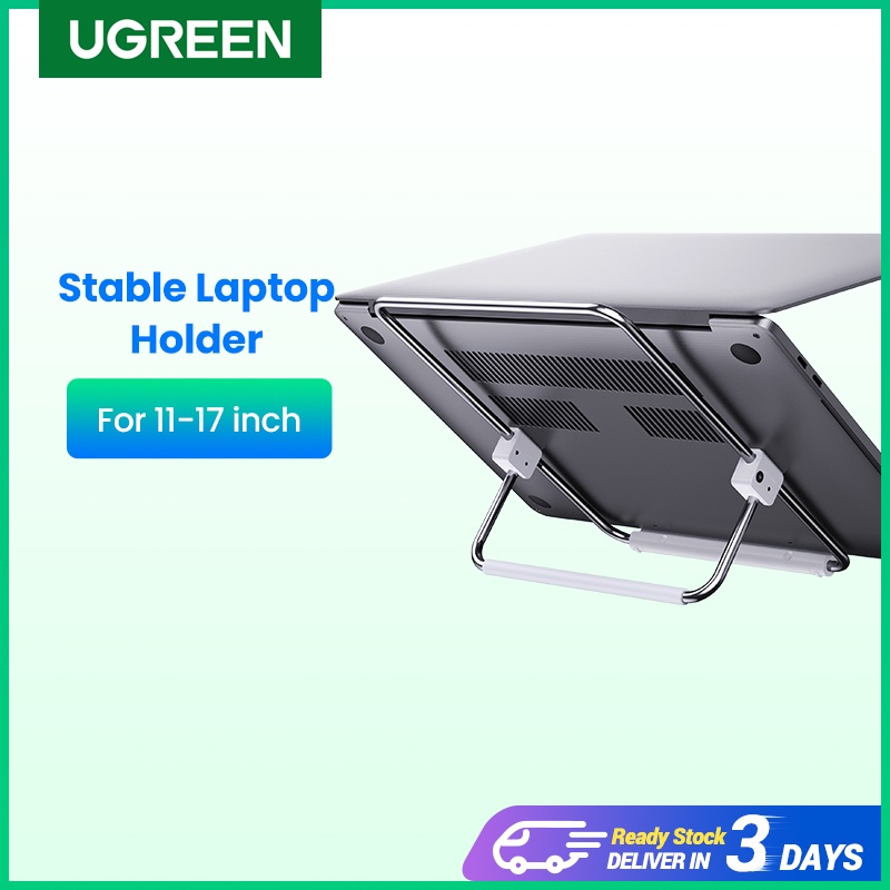 UGREEN Laptop Stand Riser, Foldable Adjustable Desk Chromebook Stand ...
