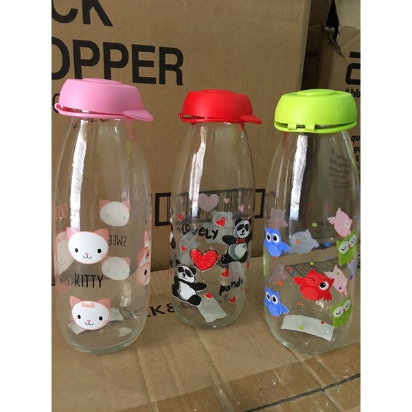 2 HEREVIN GLASS BOTTLES 500ml | Shopee Philippines