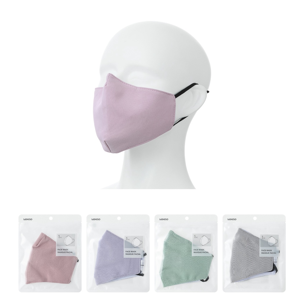 Miniso Adult Face Covering Candy Color Mask | Shopee Philippines