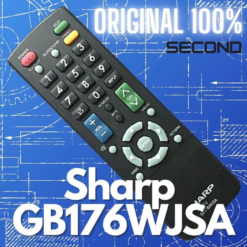Sharp GB176WJSA Original Second LED LCD TV Remote Control | Shopee ...