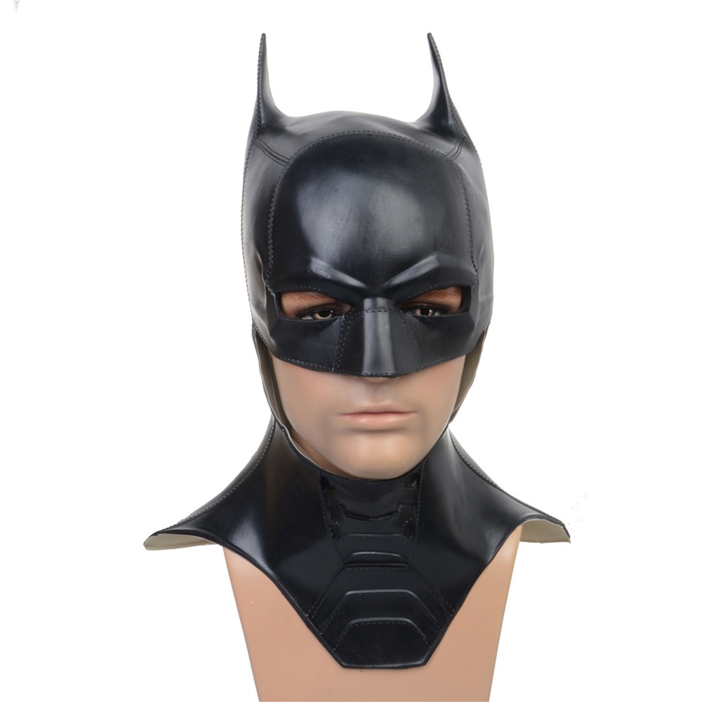 2022 The Dark Knight Batman Latex Masks Cowl Cosplay Party Superhero ...