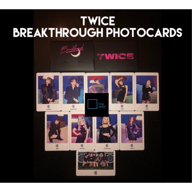TWICE Breakthrough Japan Photocards | Shopee Philippines