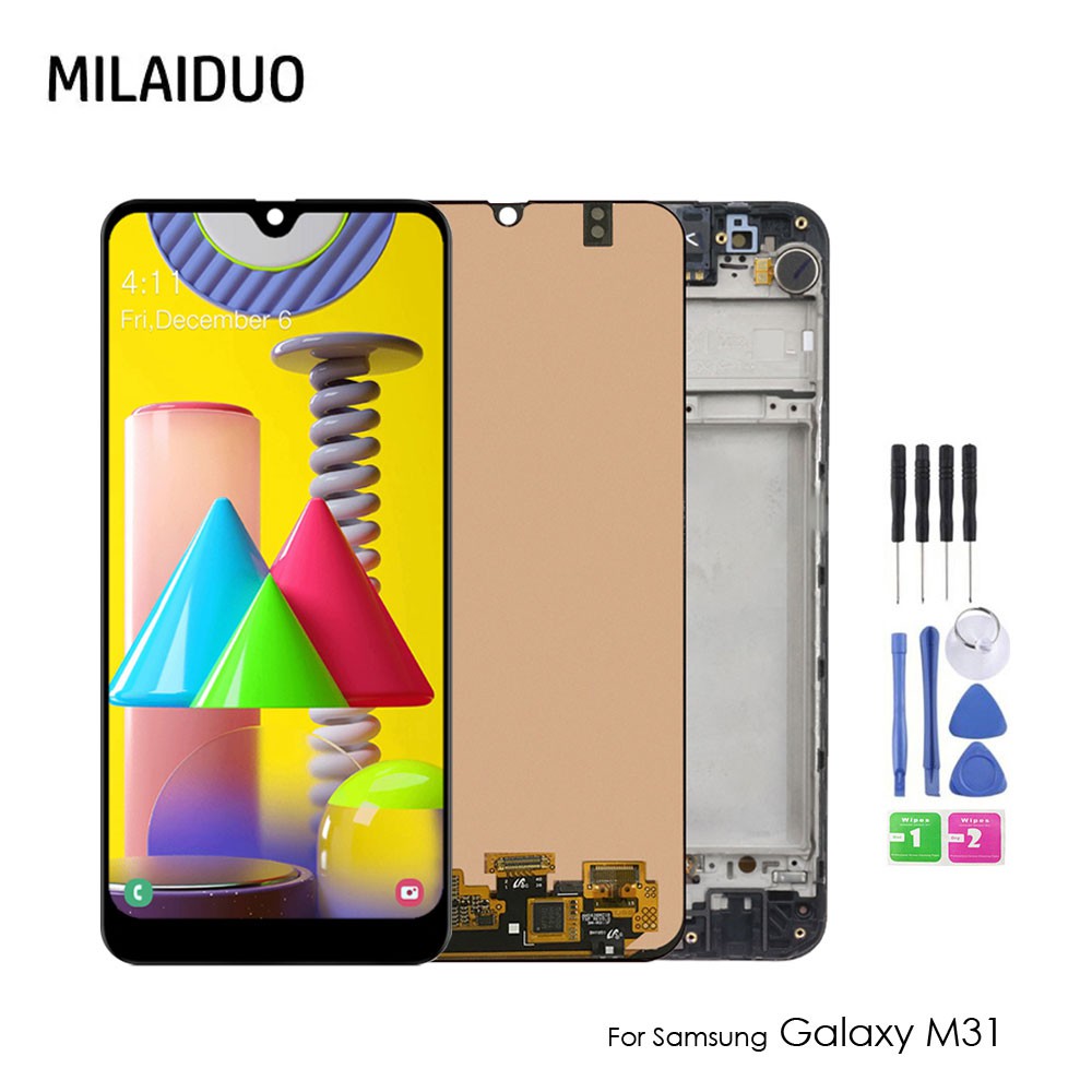 For Samsung Galaxy M31 M315 M315F/DS LCD Display Touch Screen Digitizer ...