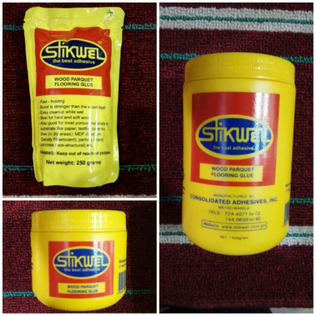 Stikwel Wood Glue/flooring glue/adhesive | Shopee Philippines