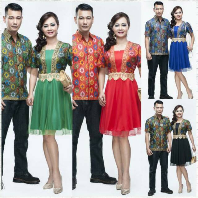 Couple Batik 154 Women's dress prodo Family Uniform (Hrus A Pair ...