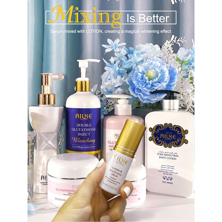 AILKE Whitening And Moisturizing Body Lotion, With Glutathione ...