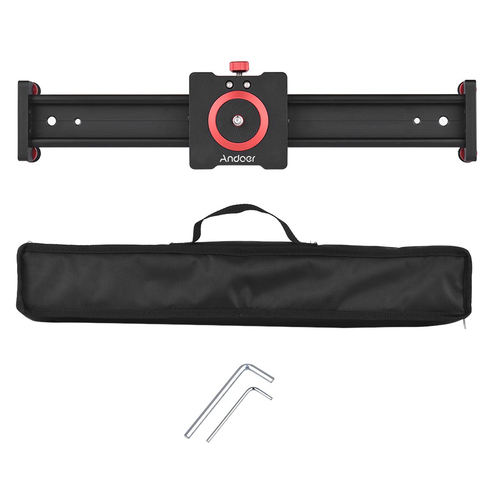 Andoer 30cm/12inch Aluminum Alloy Camera Track Slider Video Stabilizer ...