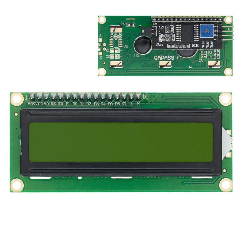 LCD Module Blue Green screen IIC/I2C 1602 for arduino 1602 LCD UNO R3 ...