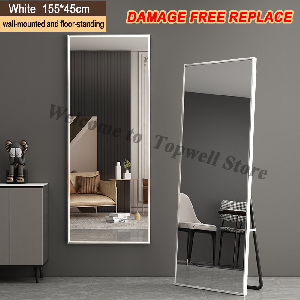 [Warranty] Mirror 160*50cm Floor Mirror Full Length Mirror With Stand ...