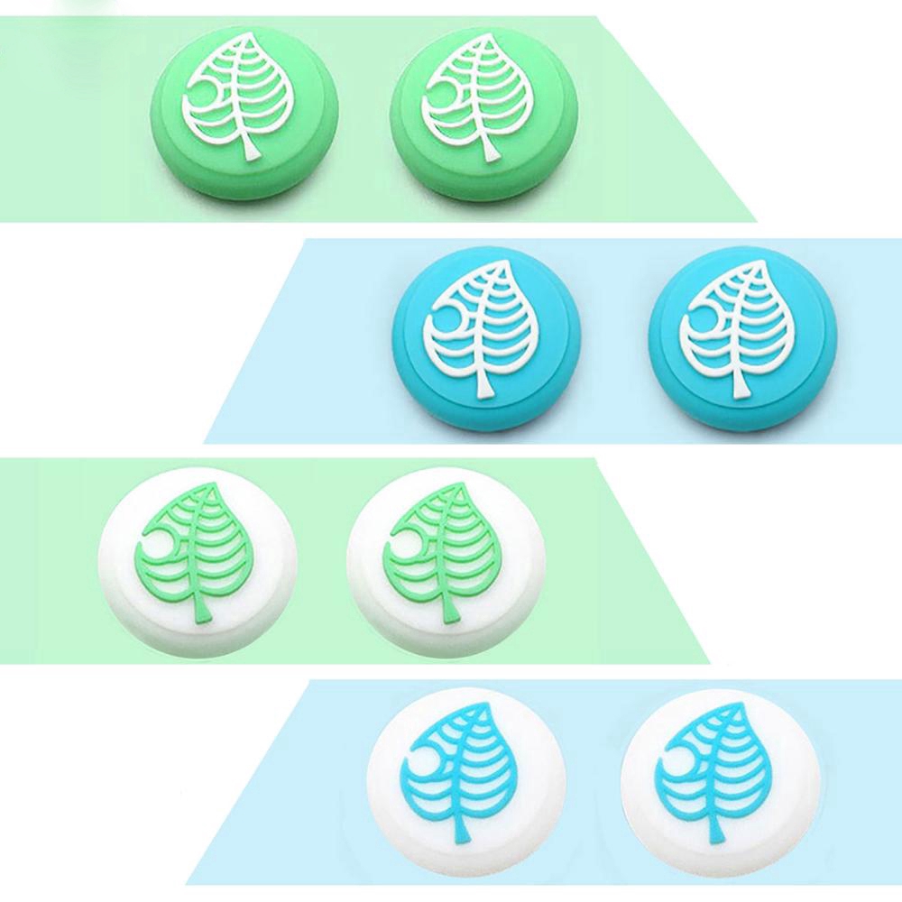 Animal Crossing Tree Leaf Thumb Stick Grip Cap Joystick Cover For ...