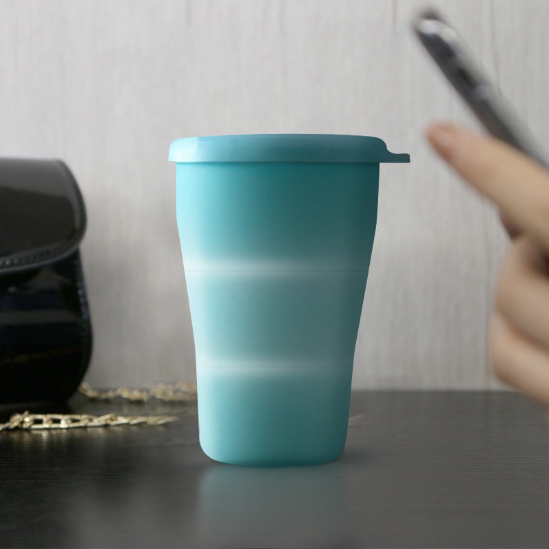 Silicone Collapsible Cup Retractable Camping Drinking Water Folding ...