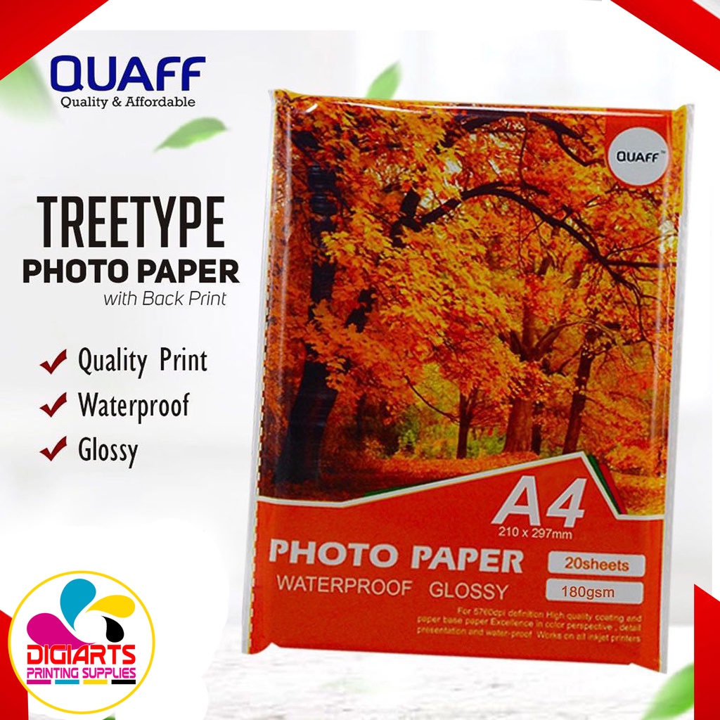 a4 size quaff photo paper 180gsm | Shopee Philippines