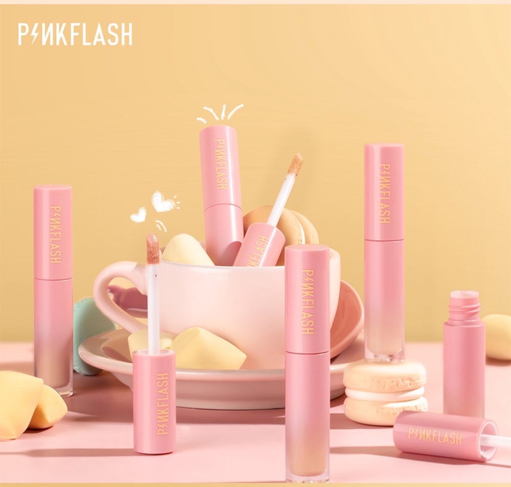PINKFLASH Waterproof Concealer Liquid Face Highlight Long Lasting ...