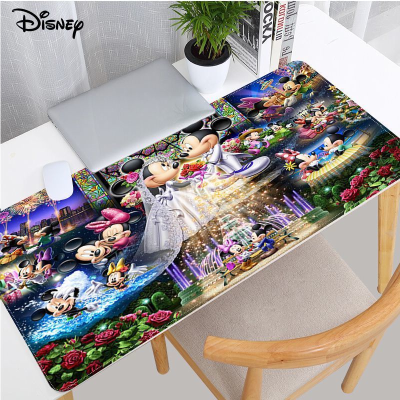 Disney Mickey Minnie Mouse INS Tide Large Desktop Desk Mat Kawaii ...