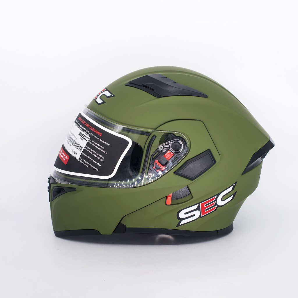 SEC Full Face Modular Helmet 1355 | Shopee Philippines