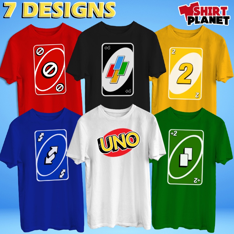 Popular UNO Play Cards Graphic Design Trendy Tees Unisex for Men and ...