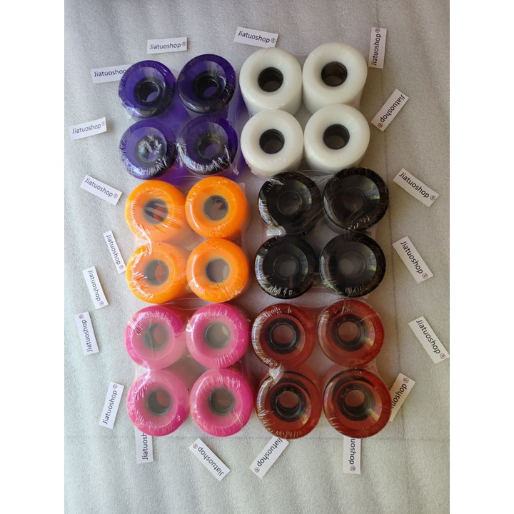 4 PCS 65*42mm PU WHEEL 78A surf skate wheel cruiser surf skate Fish ...