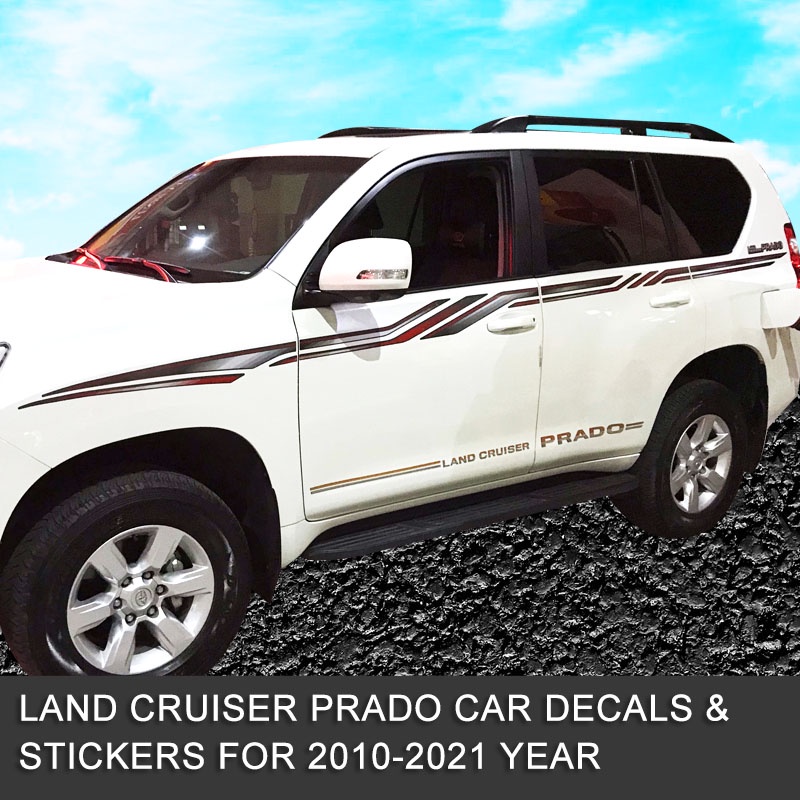 land cruiser Prado Car Decals new overlord 2700 car body color bar ...