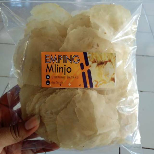 Original Raw Mlinjo Emping 250 gr Original Limpung Batang Product ...