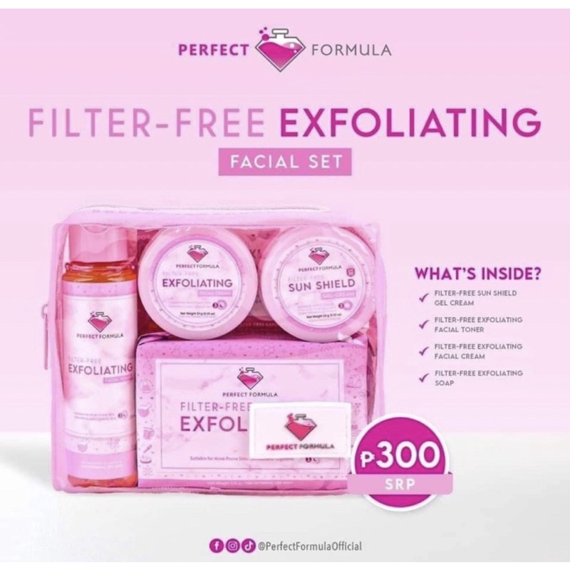 Perfect formula Filter free Exfoliating set Mild original | Shopee ...