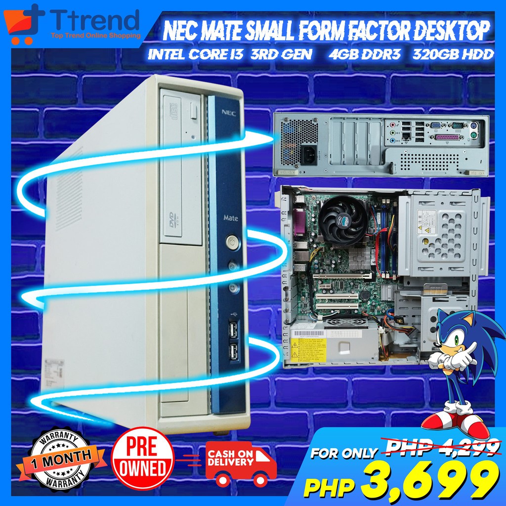 TTREND HP 8300 NEC MATE Intel Core i3 3rd Gen SFF Slim Desktop PC ...